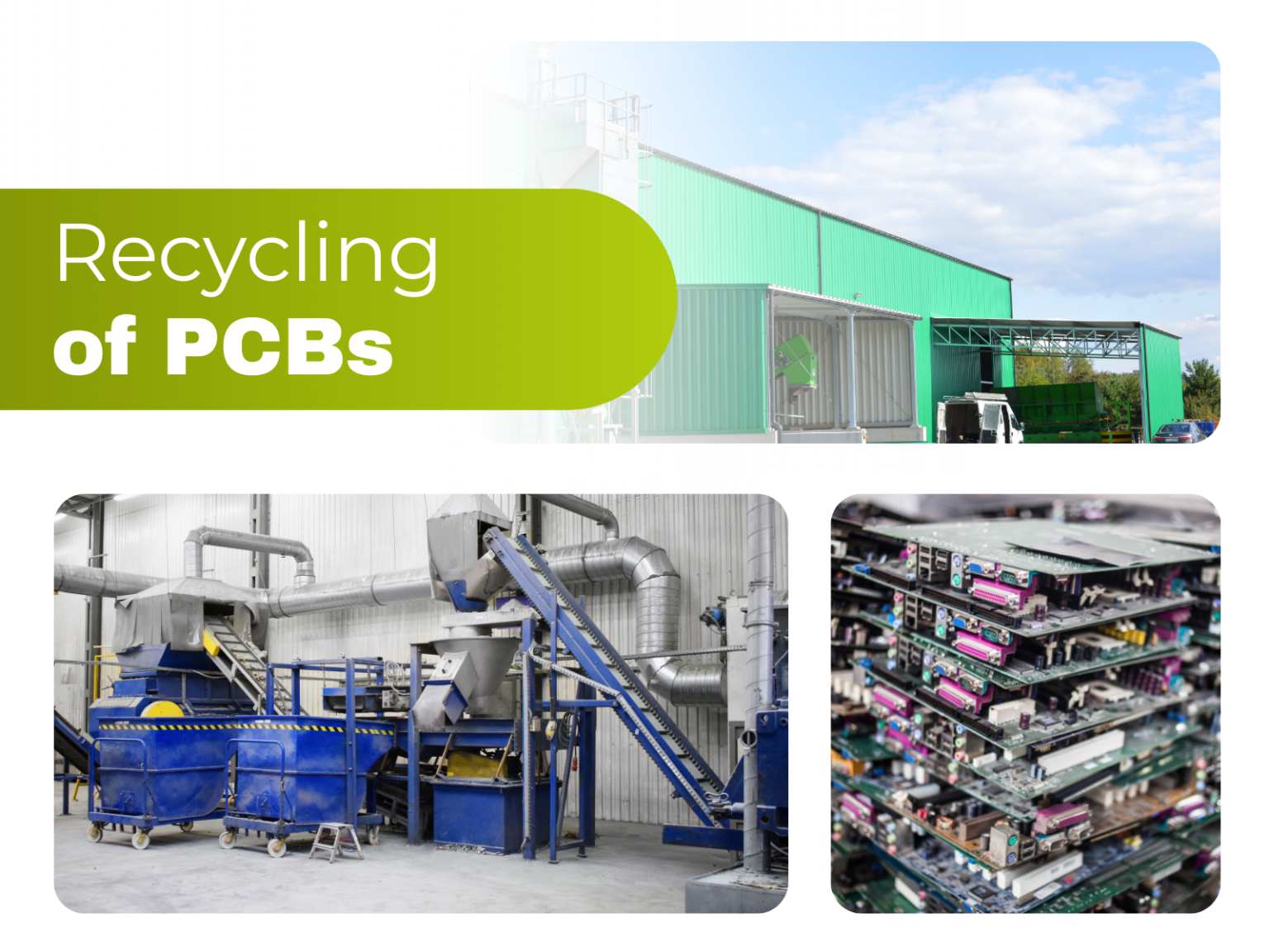 Recycling of printed circuit boards - MB Recycling - Zakład ...